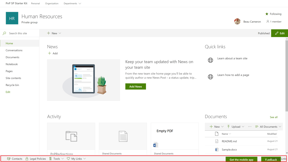 Customizing the SharePoint Starter-Kit for Office 365 Part 3 – Collab ...