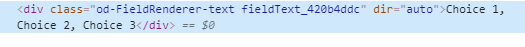 Rendering multi-value Choice fields vertically using JSON Column ...